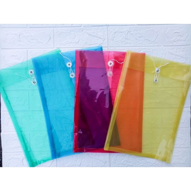 Jual Map Plastik Tali Folio/f4 Transparan / Map ClearHolder Folio/f4 (1pcs) | Shopee Indonesia