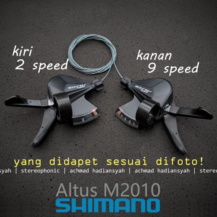 Jual NEW ORIGINAL SHIMANO SHIFTER 2 X 9 SPEED SHIMANO ALTUS SL-M2010 ...