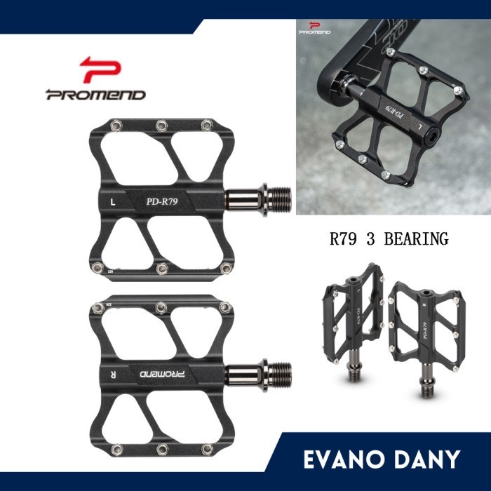 Jual PEDAL PROMEND R79 3 BEARING ROADBIKE MTB SELI ALUMINIUM ALLOY ORIGINAL | Shopee Indonesia