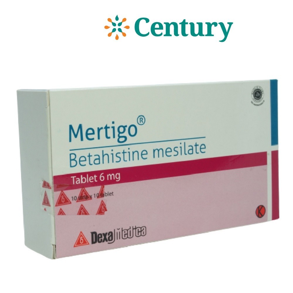 Jual MERTIGO 6 MG 1 STRIP 10 TABLET / PUSING / VERTIGO / VERTIGO ...