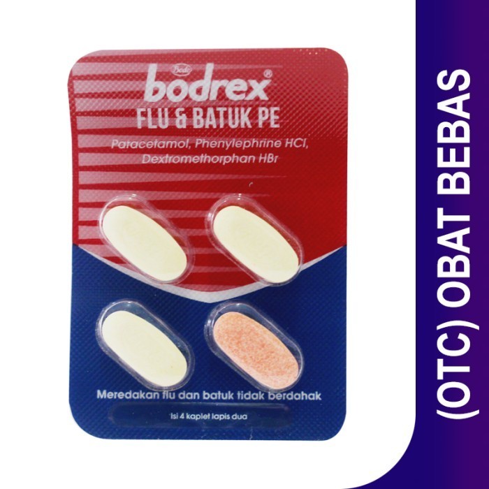 Jual BODREX FLU & BATUK 1 STRIP ISI 4 KAPLET | Shopee Indonesia