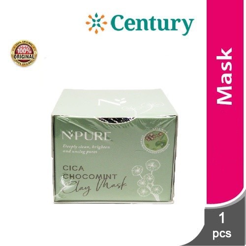 Jual Npure Cica Chocomint Clay Mask 50 gr | Shopee Indonesia