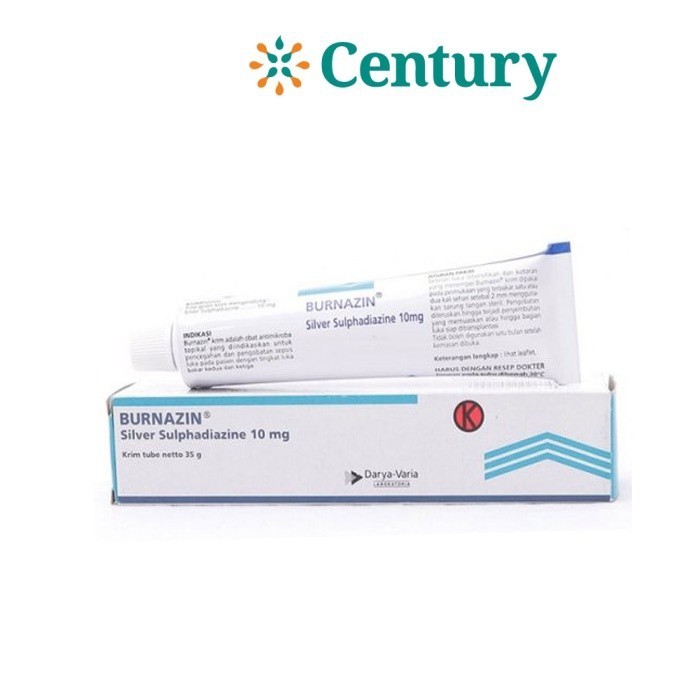 Jual BURNIAZIN 10 MG CREAM 35 GR / SILVER SULFADIAZIN / LUKA BAKAR ...