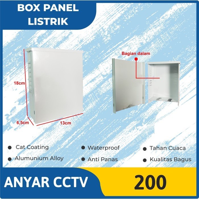 Jual Box Panel Listrik Outdoor 200 || Waterproof ( 18 x 13 x 6.5 ...