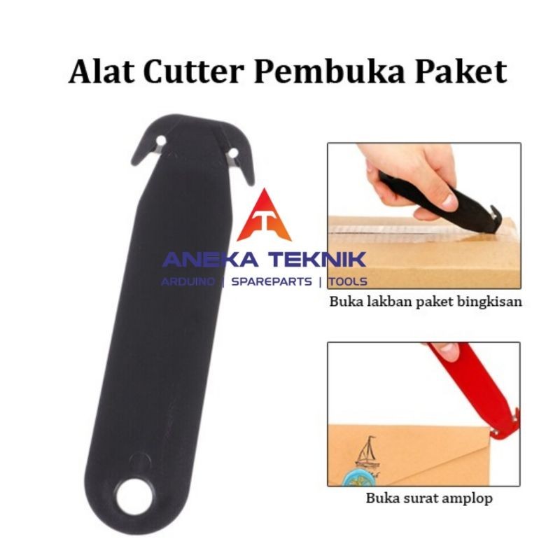 Jual Alat Cutter Pembuka Paket Kardus Surat Amplop 2 Mata Pisau ...
