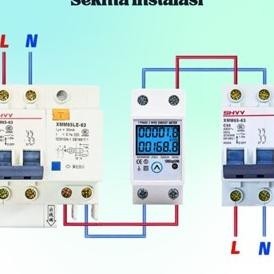 Jual KWH Meter Digital 1 Phase Alat Pengukur Listrik Voltmeter Watt Meter |siap proses | Shopee ...