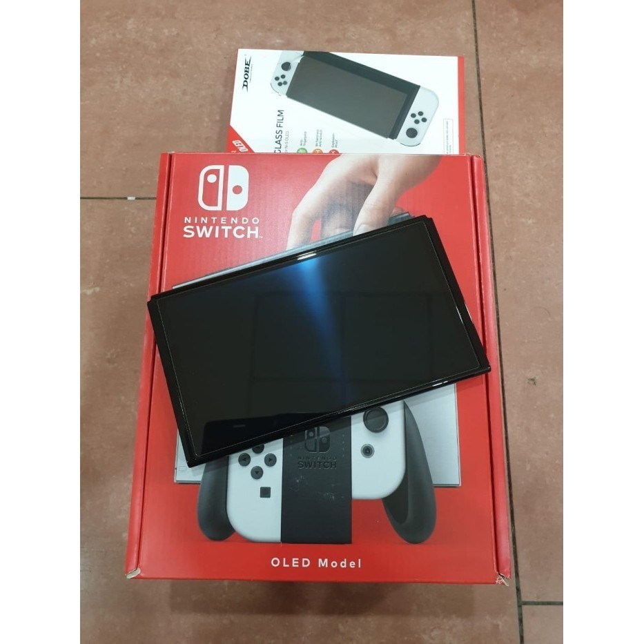 Jual PROMO! Nintendo Switch OLED NS OLED Console New Model White SING DT | Shopee Indonesia