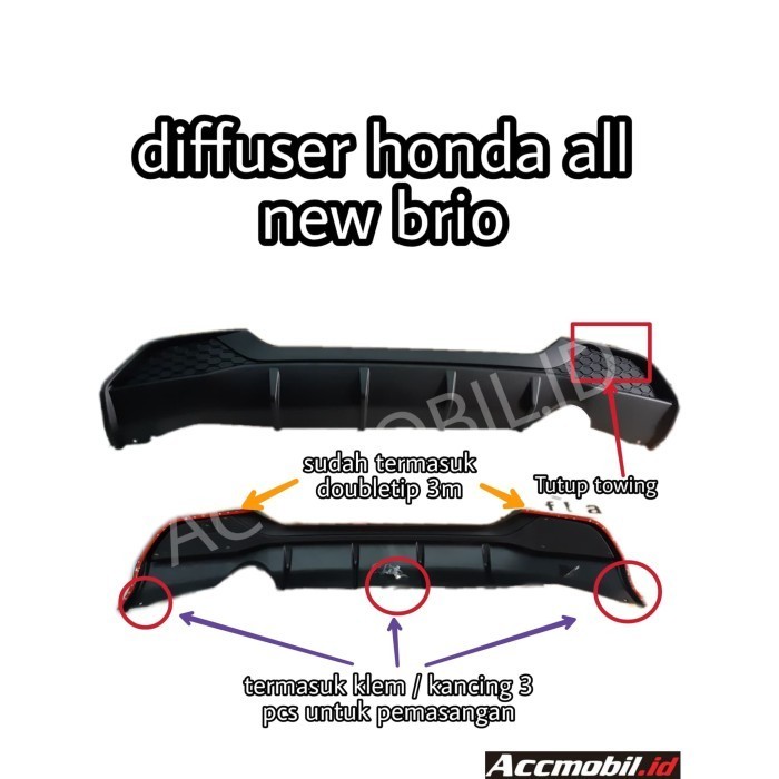 Jual diffuser honda all new brio satya plastik | Shopee Indonesia