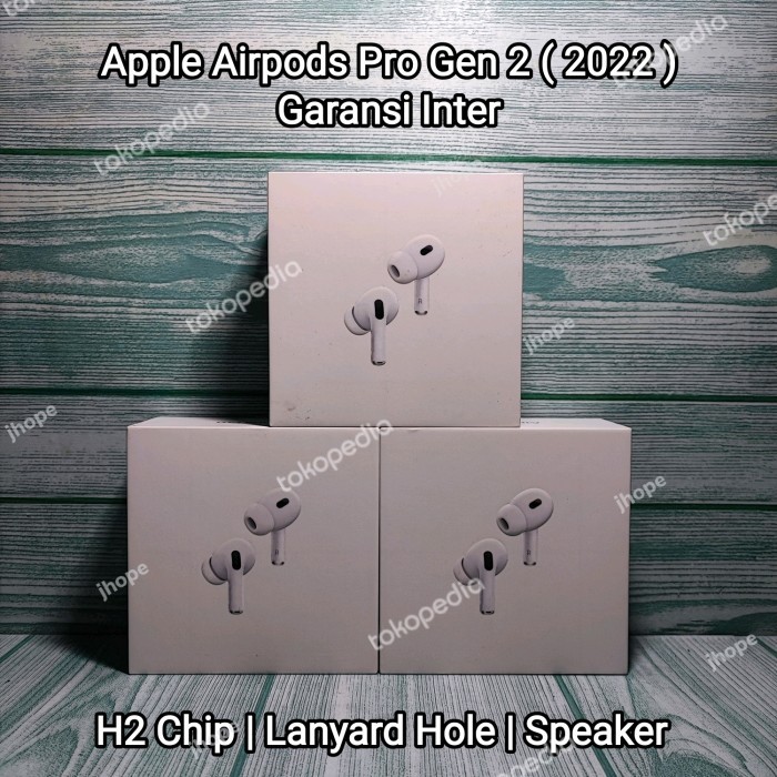 Jual Apple Airpods Pro 2022 Magsafe AirPods Pro Gen 2 With Apple H2 Chip | Shopee Indonesia
