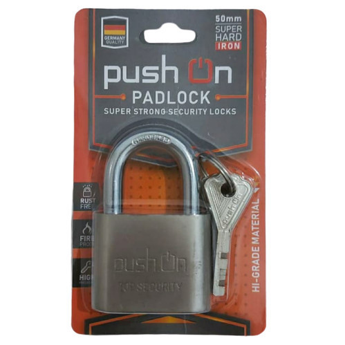 Jual Gembok Kunci Pintu Rumah 50 Mm Push On Padlock Anti Karat Murah ...