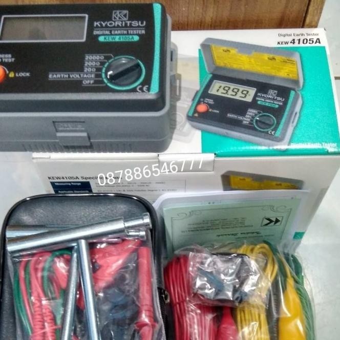Jual Megger Grounding Kyoritsu 4105A Digital Earth Grouding Tester ...