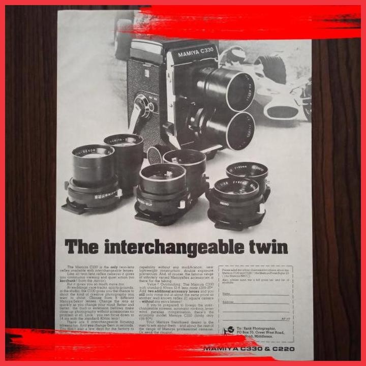 Jual (BERK) IKLAN JADUL KAMERA MAMIYA M645 RB67 TLR C330 NC1000 ANALOG SLR VINTAGE | Shopee ...