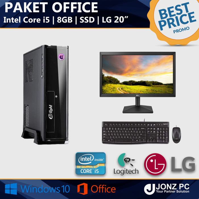 Jual PC Rakitan Core i5 Paket Office Lengkap Siap Pakai | Shopee Indonesia