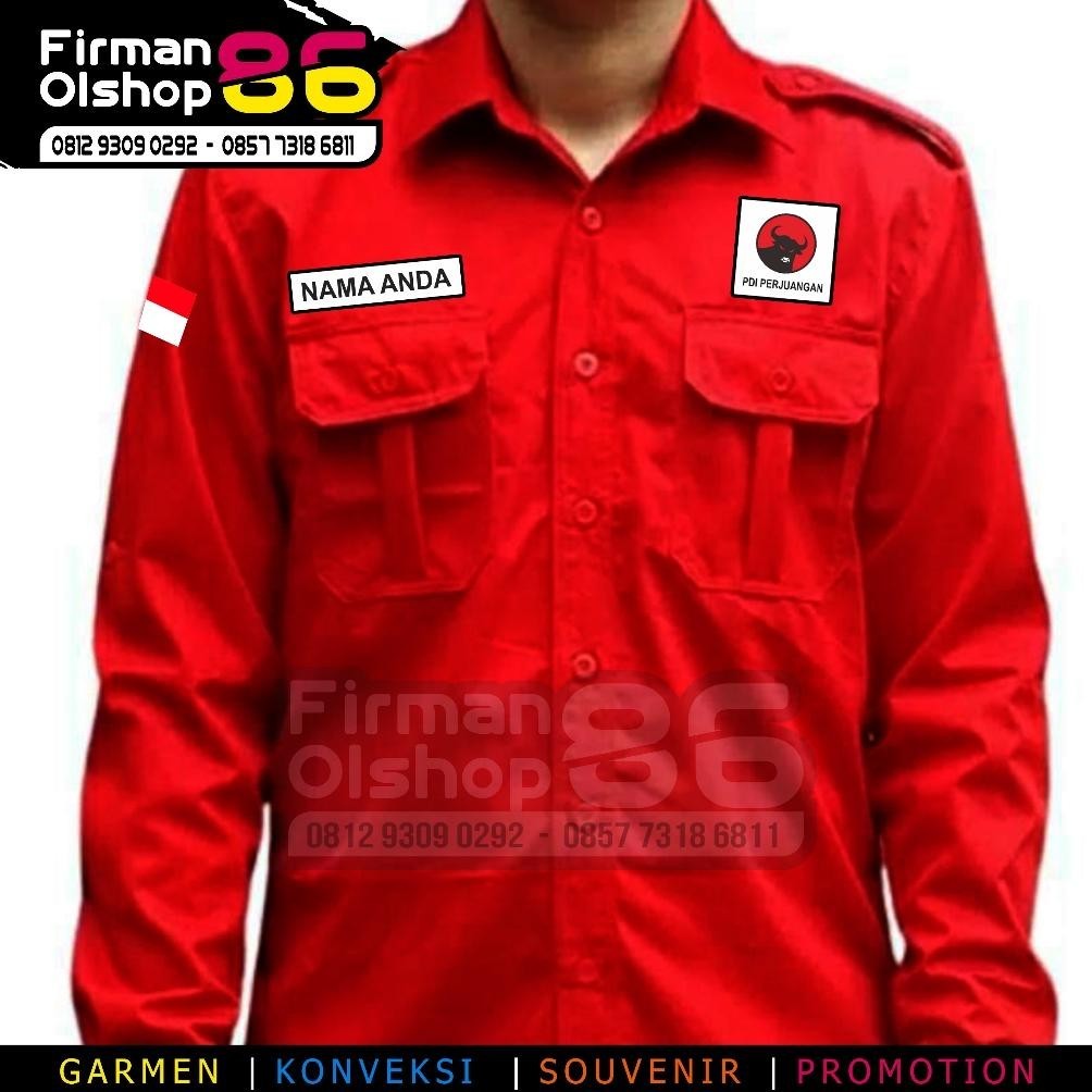Jual PRODUK BARU Bigsize kemeja partai PDI terbaru baju partai PDi ... Jual PRODUK BARU Bigsize kemeja partai PDI terbaru baju partai PDi ...
