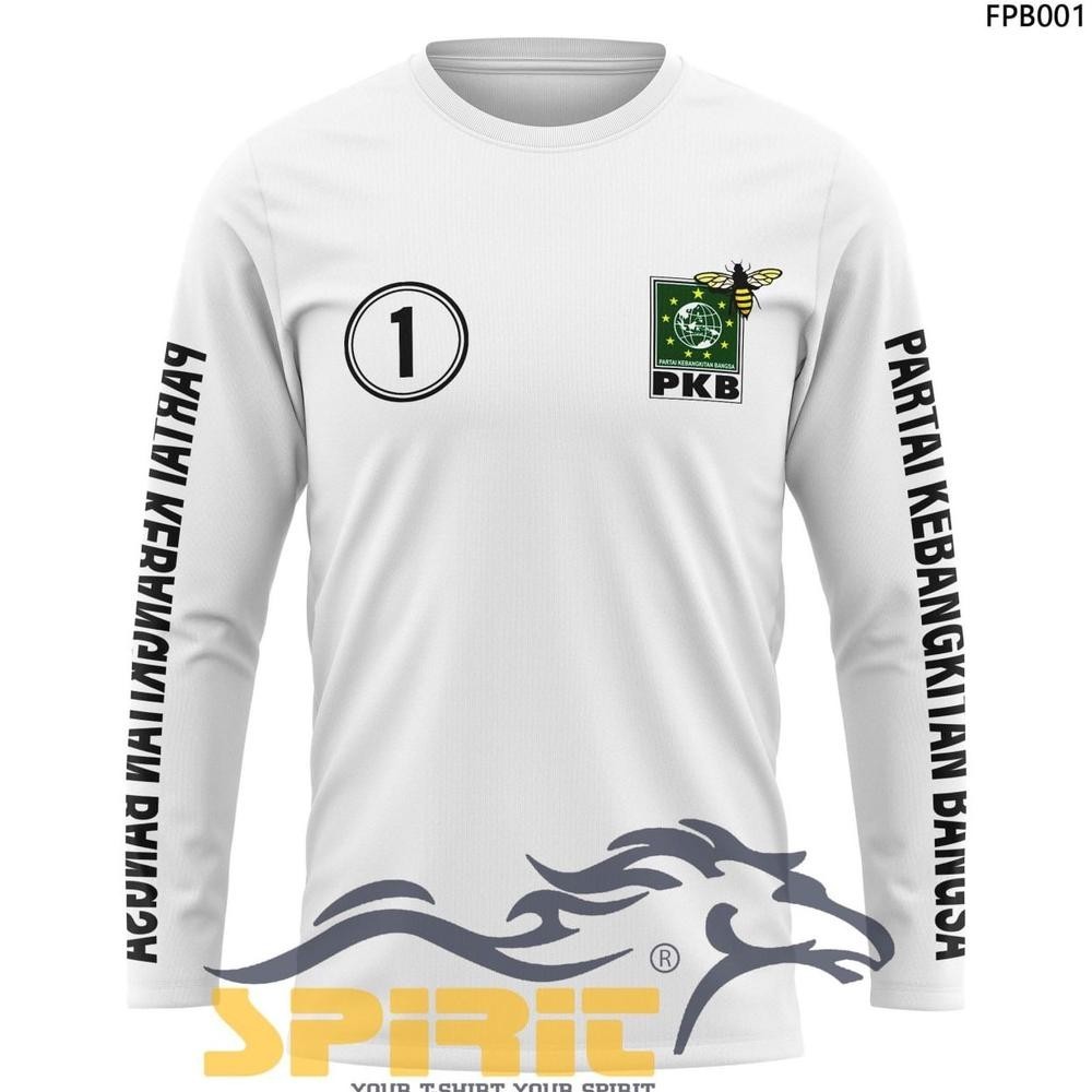 Jual PRODUK BARU KAOS PARTAI PKB LENGAN PANJANG BAJU PARTAI PKB LOGO ...