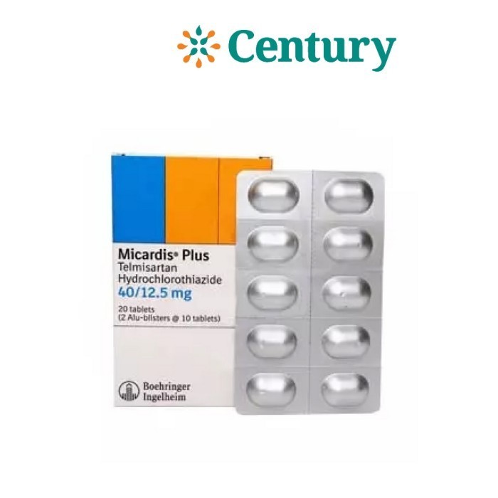 Jual MICARDIS PLUS 40 MG 1 STRIP 10 TABLET / TELMISARTAN / OBAT ...