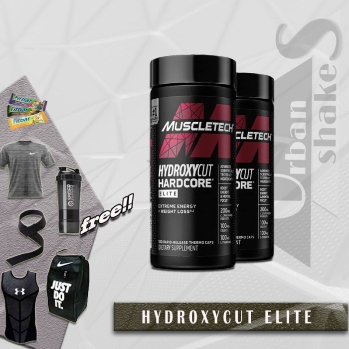 Jual Muscletech Hydroxycut Elite 100 Capsules Pembakar Lemak Gym