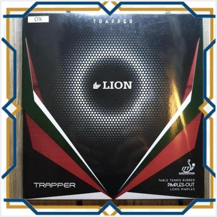 Jual [ACR] LION TRAPPER OX BLACK RUBBER KARET PING PONG | Shopee Indonesia