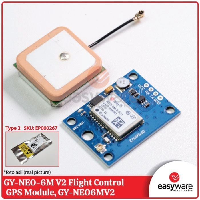Jual Gps Module Ublox Neo 6M V2 Gps Ublox Neo Gy-Gps6Mv2 | Shopee Indonesia