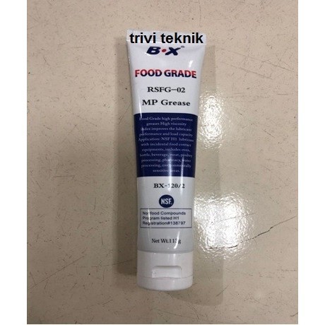 Jual FOOD GRADE GREASE LUBRICANT NSF BX 120,GEMUK PELUMAS MAKANAN ...