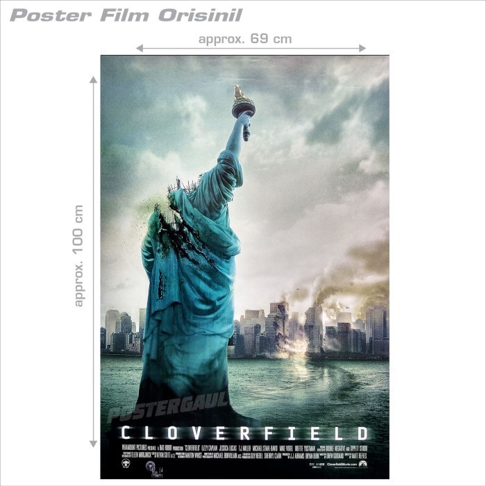 Jual Poster Film CLOVERFIELD - original Indonesian one sheet 69 x 100 ...
