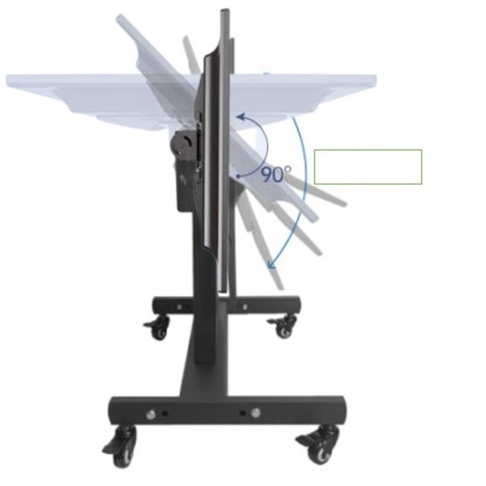 Jual stand tv roda panggung bracket tv floor stand 32 - 65 inch ...