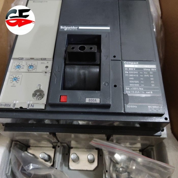 Jual MCCB NS800N 800A 3 POLE / 3P / 3 PHASE NS 800 N SCHNEIDER 33466 50KA | Shopee Indonesia