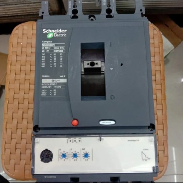 Jual SCHNEIDER MCCB 50KA NSX400N 3P 400A MICROLOGIC 2 3 LV432693 ...