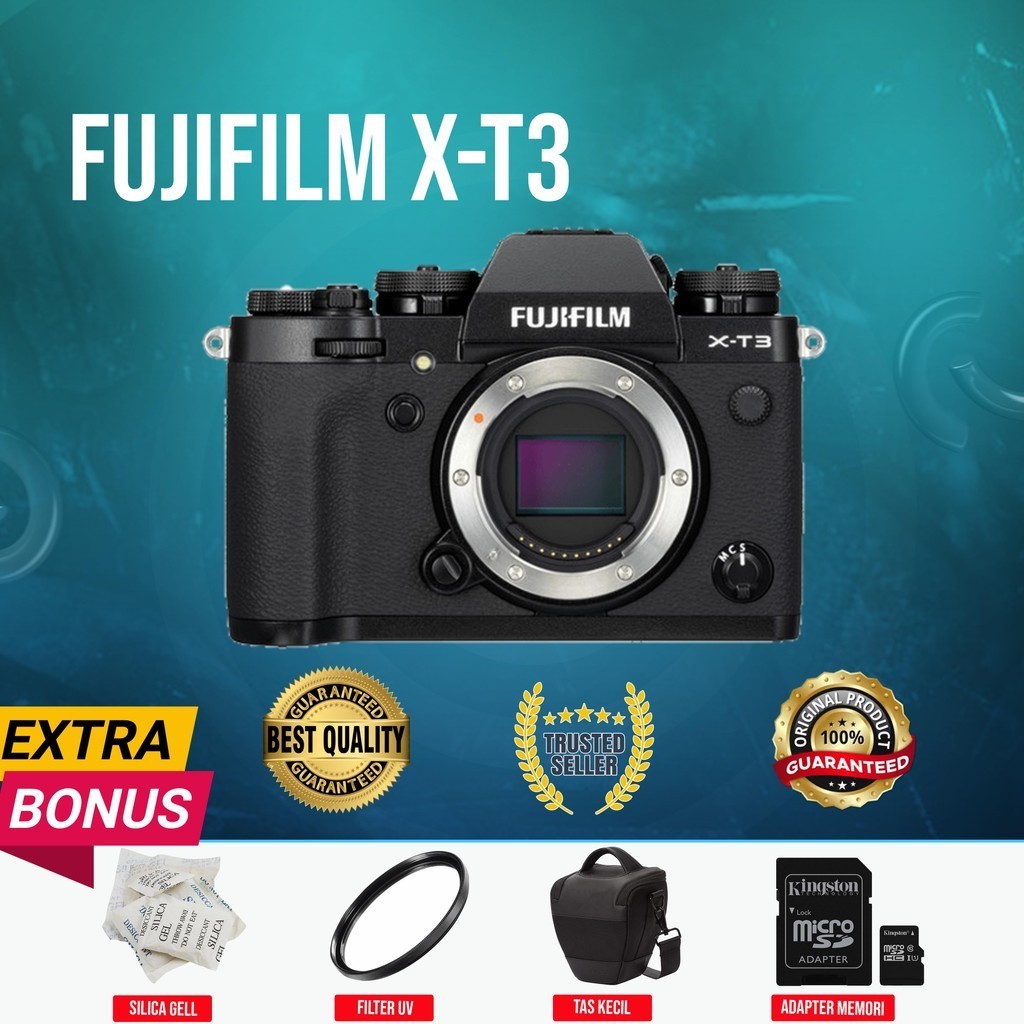 Jual [GUBUK KAMERA] MIRRORLESS FUJIFILM FUJI XT3 X-T3 BODY ONLY ORIGINAL NORMAL MULUS MURAH ...