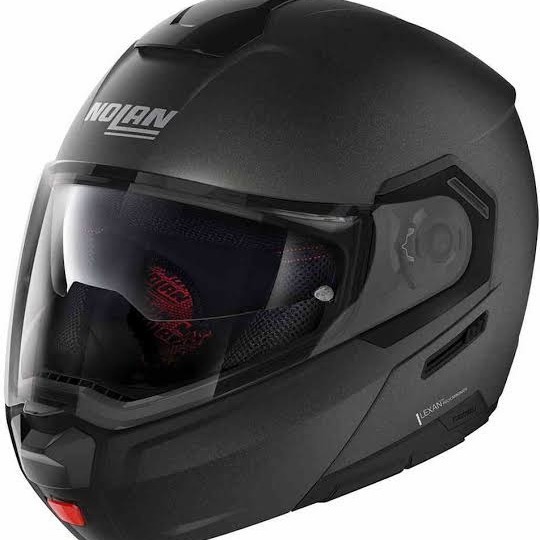 Jual Helm Modular Flip Up Nolan N90.3 Special 009 Graphite Black SNI | Shopee Indonesia