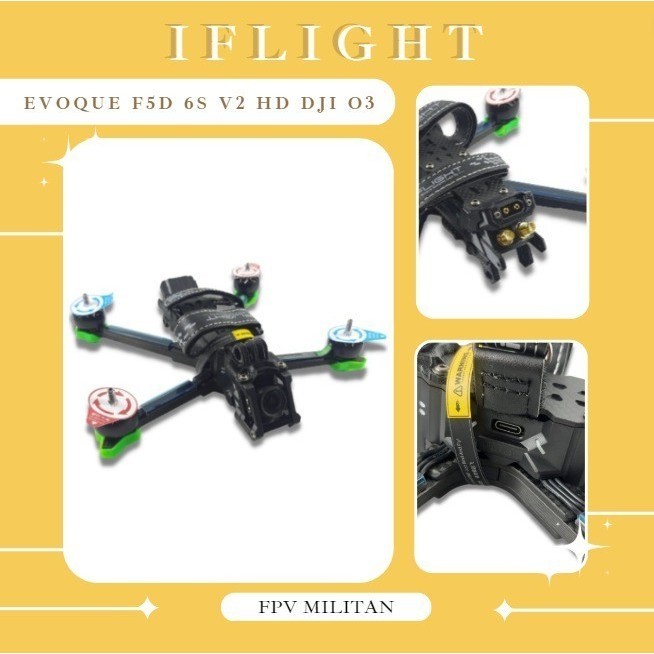 Jual NEW!! iFlight Nazgul Evoque F5D 6S V2 HD Digital DJI O3 Air Unit ...