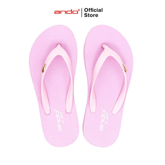 Jual Ando Official Sandal Jepit Diva Remaja - Ice Pink | Shopee Indonesia