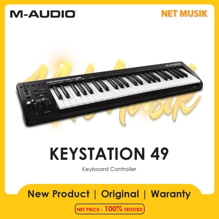 Jual NEW!!! M Audio Keystation 49 MK3 Keyboard Midi Controller | Shopee Indonesia