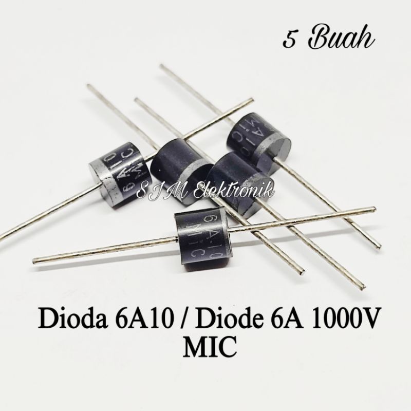 Jual Dioda 6A10 Mic Diode 6A 1000V (5 Pcs) | Shopee Indonesia