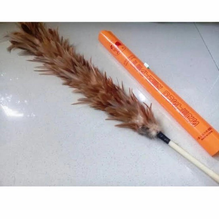 Jual KEMOCENG BULU AYAM FEATHER DUSTER PANJANG 60 CM | Shopee Indonesia