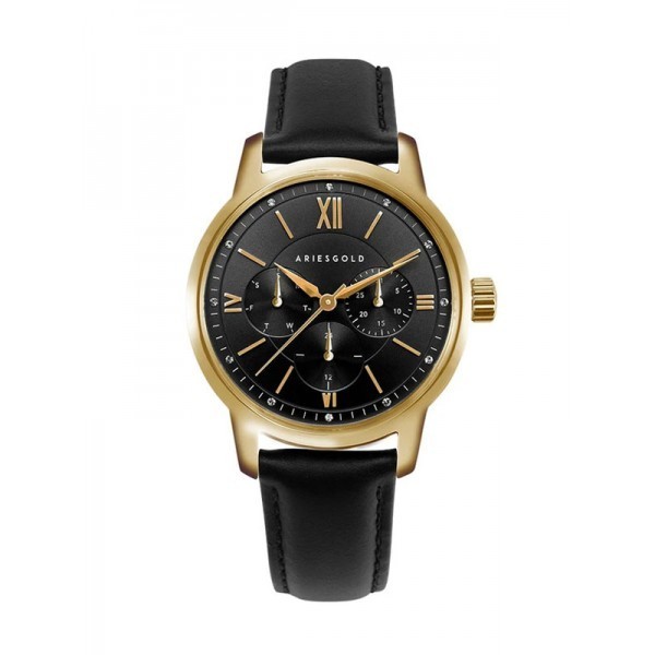 Jual Jam Wanita Aries Gold Original Sport Gold Leather L-1028-G-BKG ...