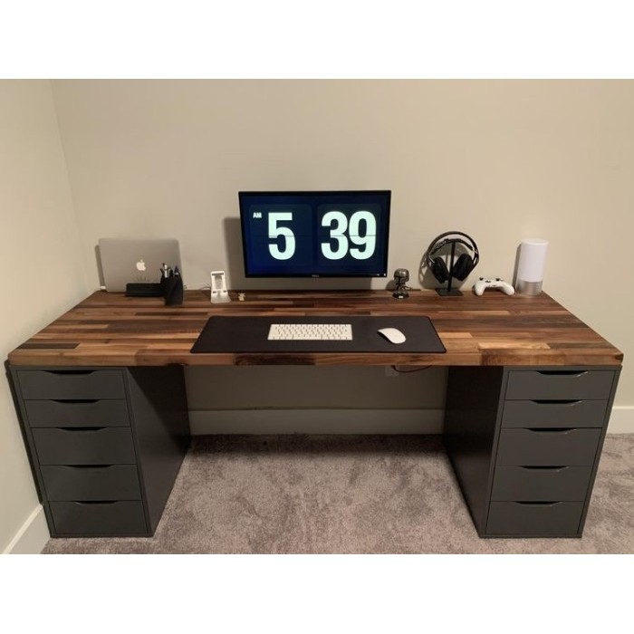 Jual Meja Komputer Gaming, Setup Pc/Komputer, Meja Kerja Jati | Shopee ...