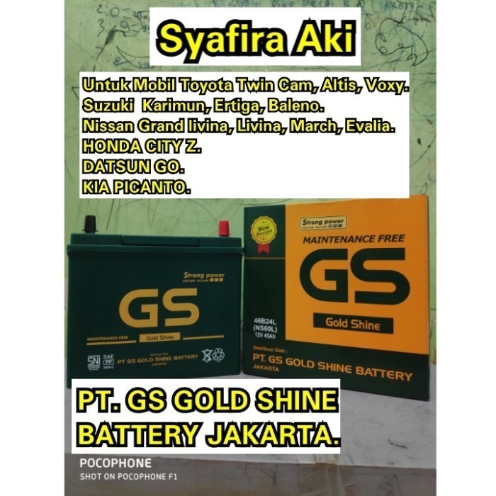 Jual Aki Mobil Nissan March Gs Mf Ns60L Aki Kering 12V / 45 Ah | Shopee Indonesia