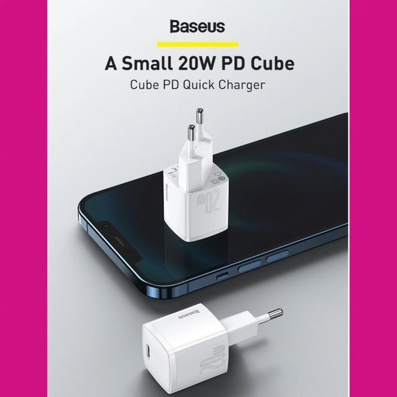 Jual ADAPTOR 20W BASEUS TYPE C (PD) ORIGINAL | Shopee Indonesia