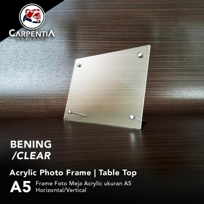 Jual Acrylic Photo Frame Table - Bingkai Foto Akrilik Meja untuk uk. A5 ...