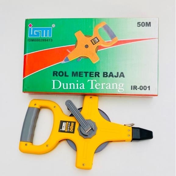 Jual Meteran Plat Baja Igm 50 Meter - Meteran Tancap 50M Meter Rol ...