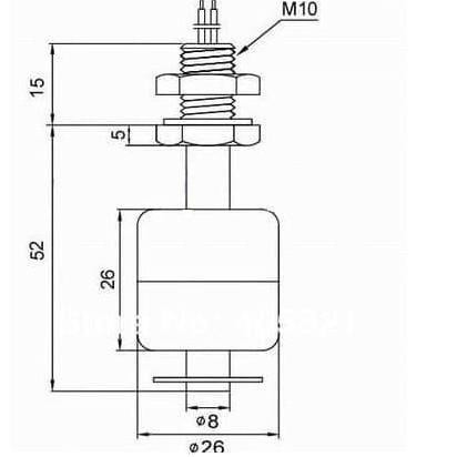 Jual SENSOR LEVEL AIR WATER LIQUID TANK LEVEL SWITCH FLOAT FLOATING ...