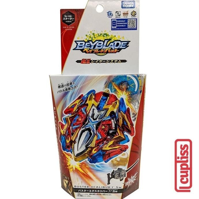 Jual TAKARA TOMY B120 Beyblade Burst Buster Xcalibur Launcher B-120 ...
