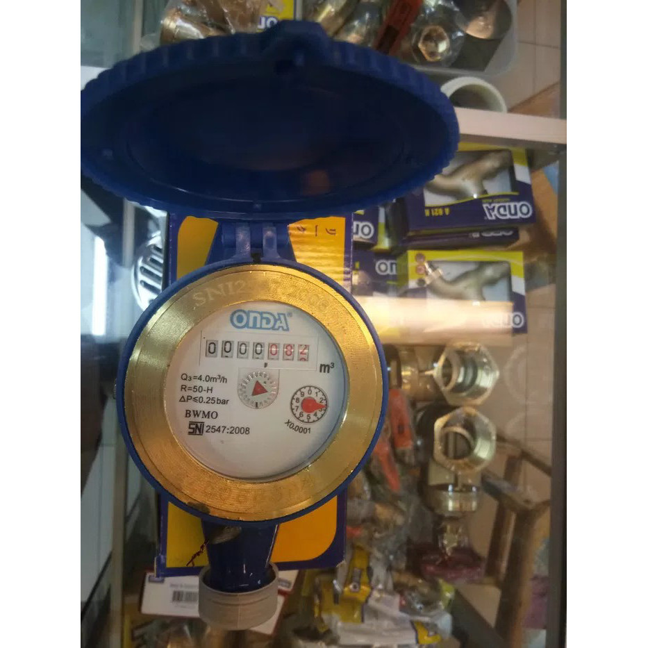 Jual Water Meter Onda / Meteran Air Onda 1" Inch | Shopee Indonesia