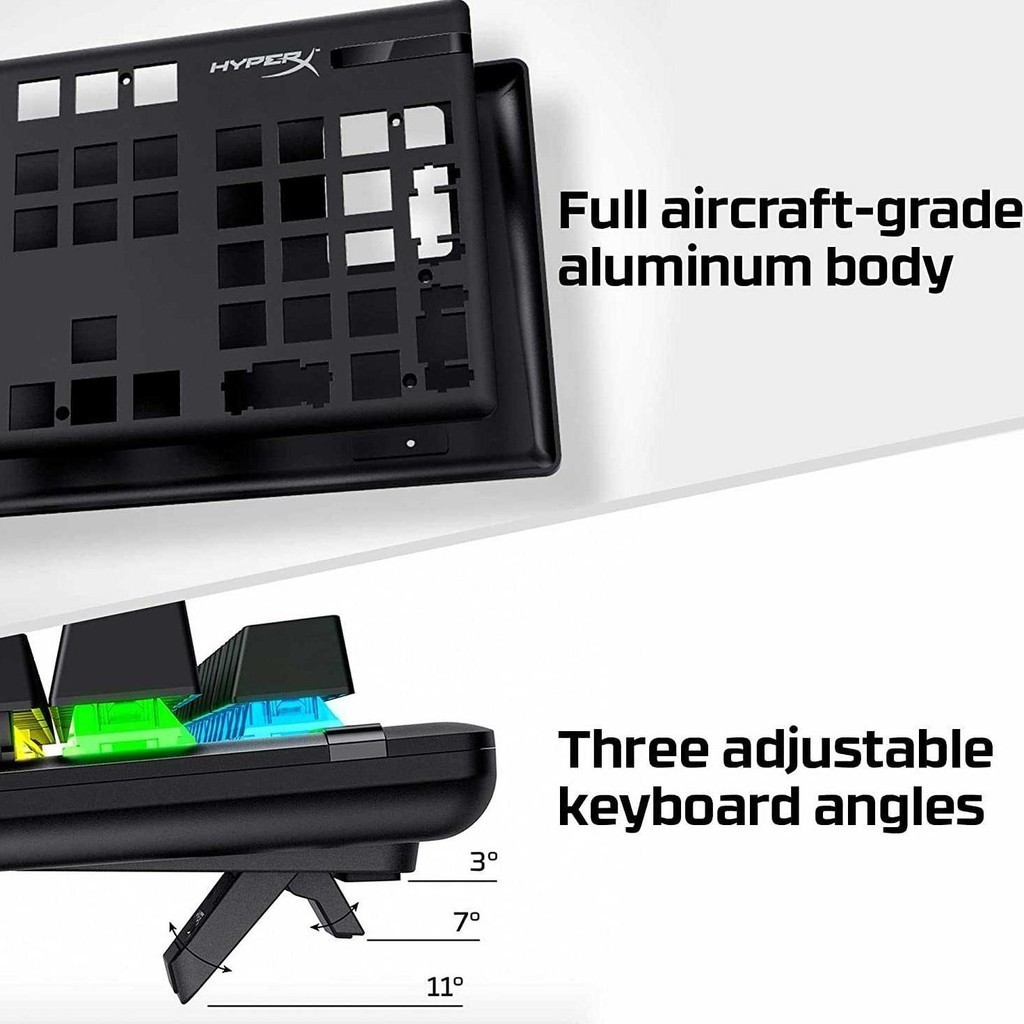 Jual HYPERX ALLOY ORIGINS GAMING KEYBOARD MECHANICAL - AQUA SWITCH ...