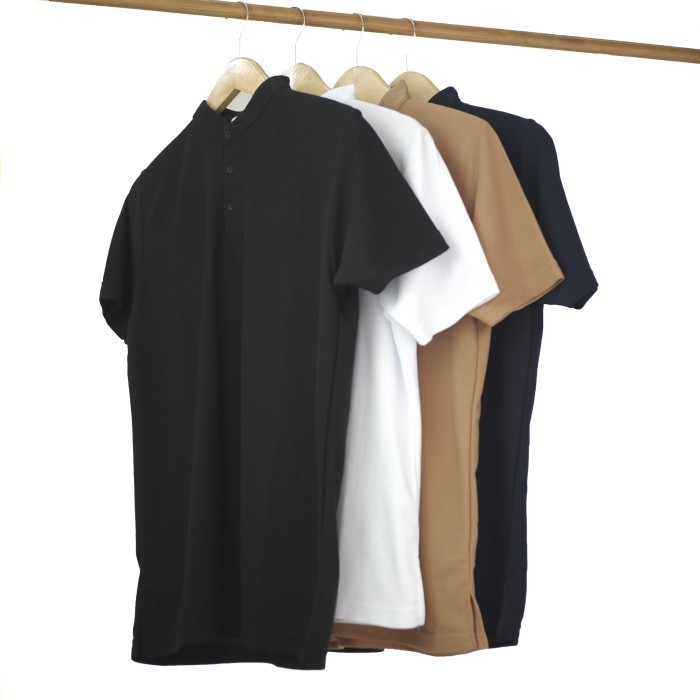 Jual Bajubaja Thin Collar / Kaos Polo Ciangi Polos | Shopee Indonesia