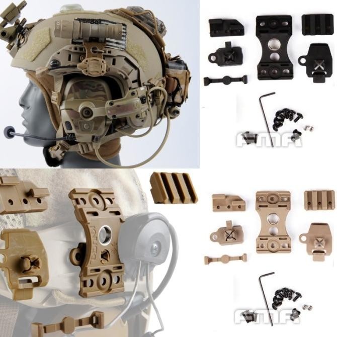 Jual Unity Tactical Reps Knuckl Helmet Flashlight Camera Mount Dudukan ...