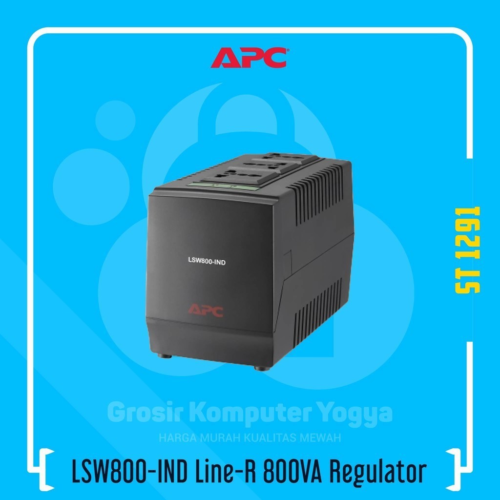 Jual APC LSW800-IND Line-R 800VA Automatic Voltage Regulator Stavolt ...