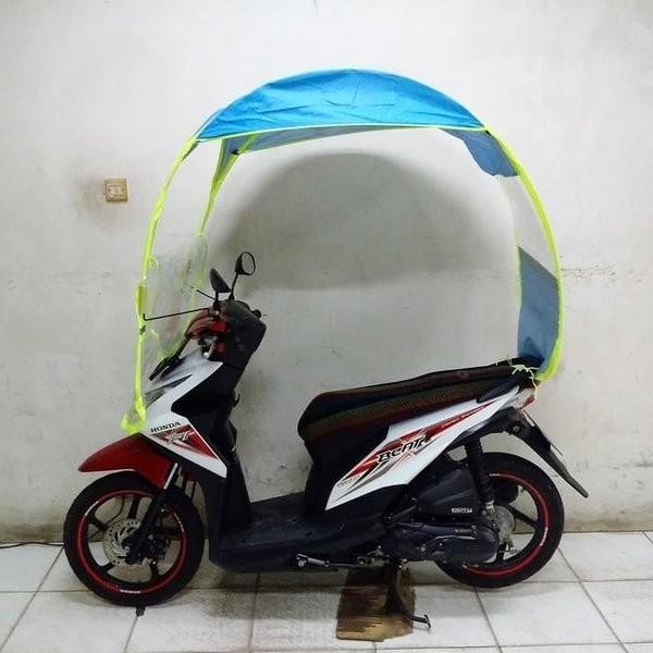 Jual Canopy Motor TERTUTUP Canopy Sun Visor Tenda Motor Payung Sepeda ...