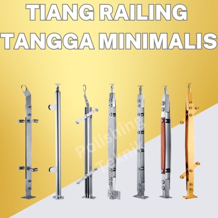 Jual TIANG RAILING TANGGA MINIMALIS PIPA | Shopee Indonesia